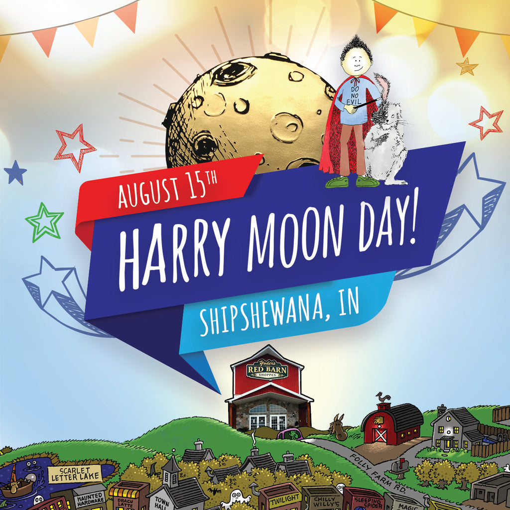 Harry Moon Day is August 15th in Shipshewana, Indiana – Harry Moon Books